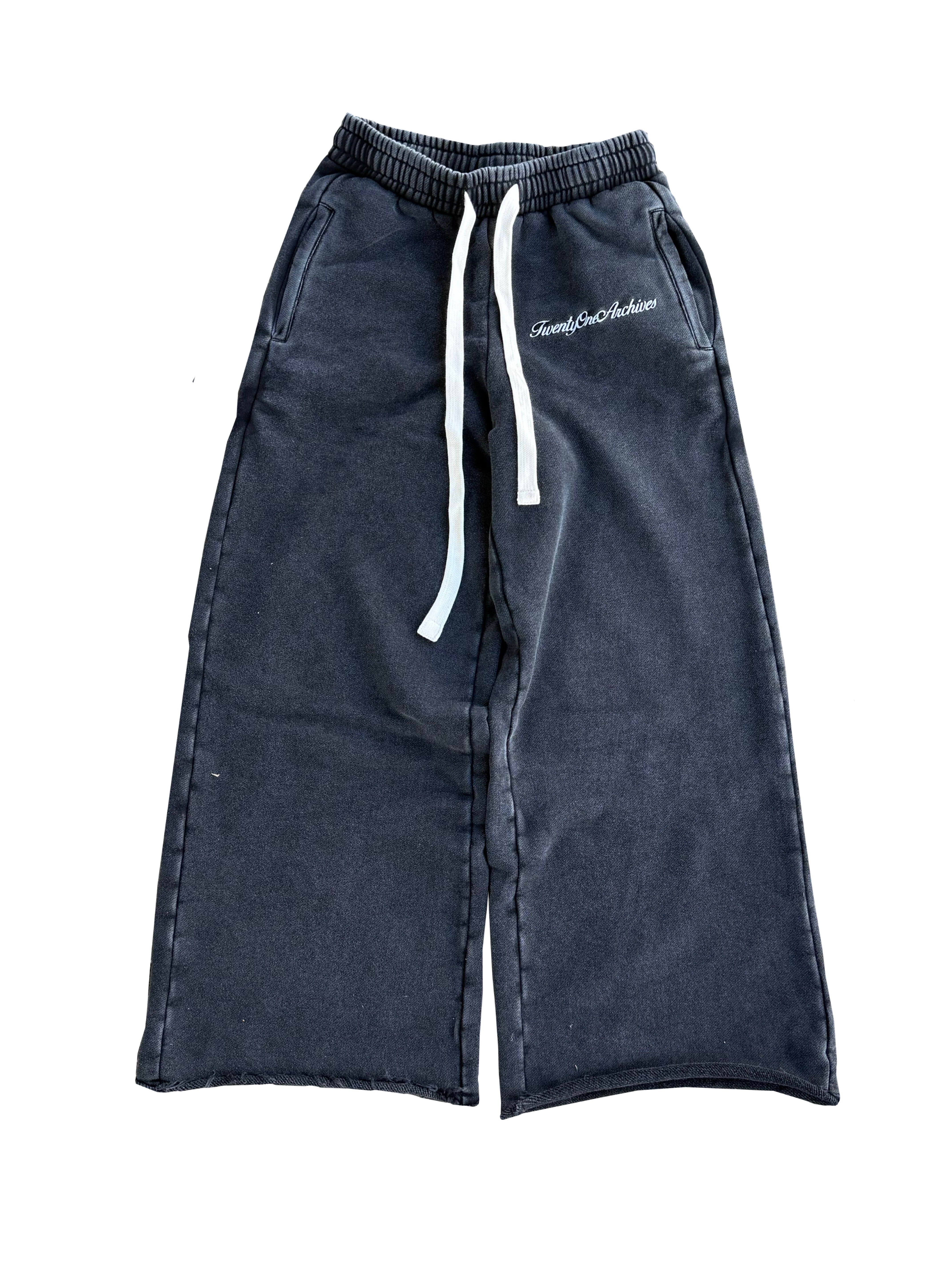Archive 006 Sweatpants "Charcoal Black" – TWENTYONEARCHIVES